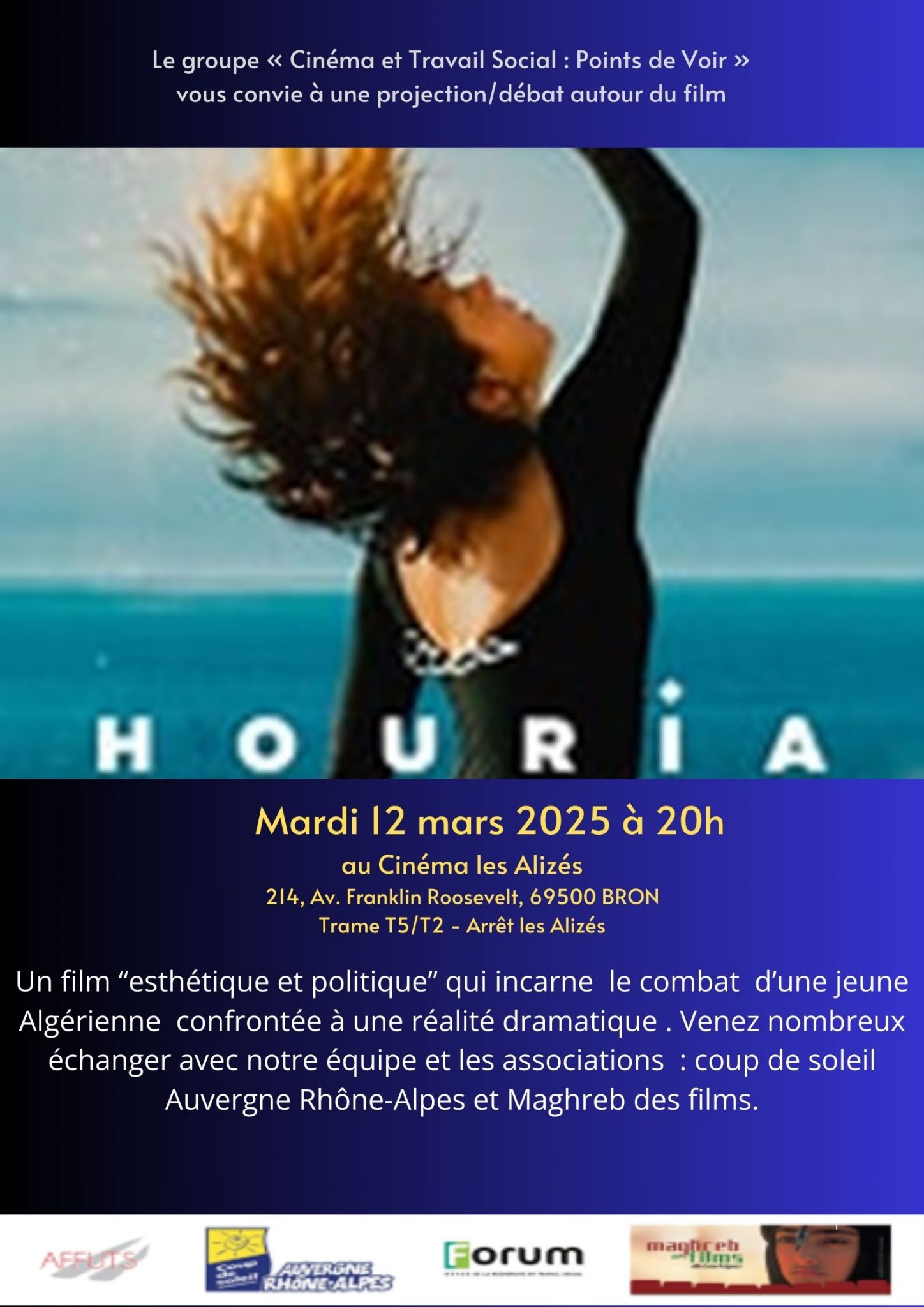 Projection du film Houria aux Alizés de Bron le 12 mars à 20h | Coup de ...